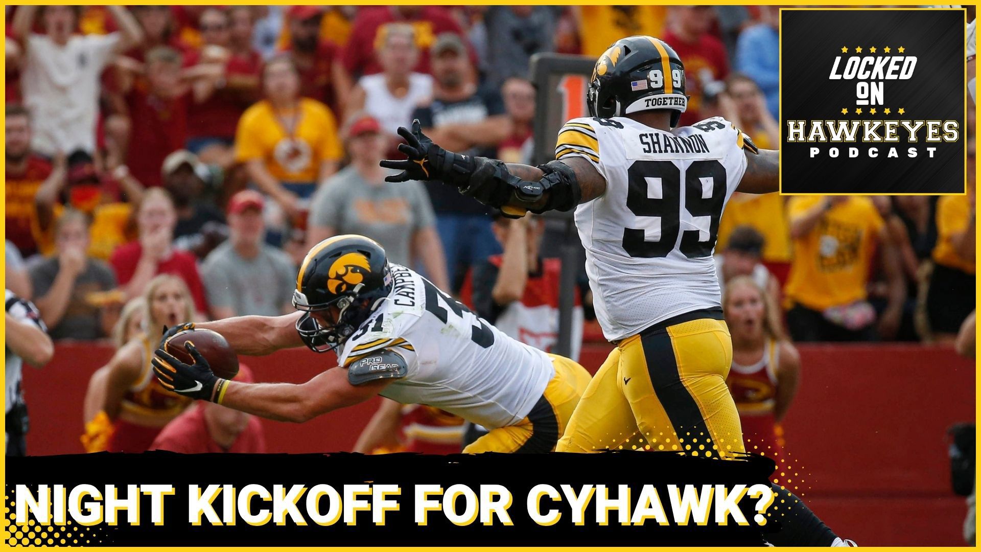 PRIME TIME? Iowa Hawkeyes CyHawk Game POTENTIAL Night Kickoff FUELS ...