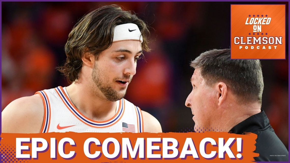 COMEBACK: Clemson Basketball Survives, Carter Welling IGNITES Tigers ...