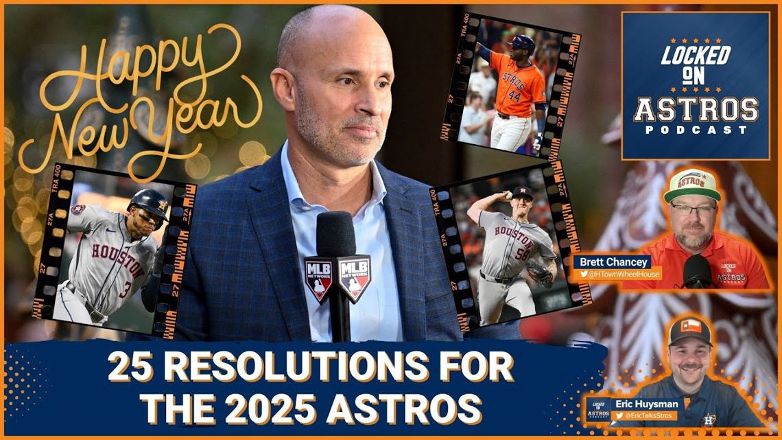 Houston Astros 2025 New Year's Resolutions | krem.com