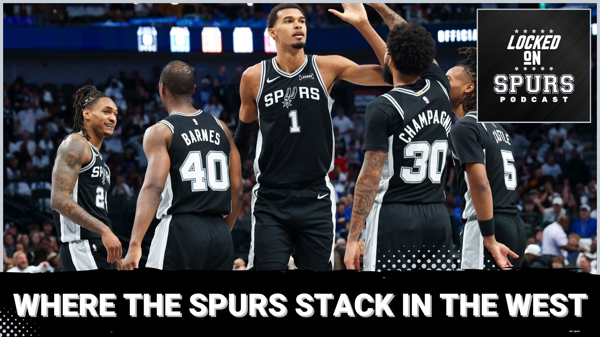 How do the San Antonio Spurs stack in the West? | Locked On Spurs ...