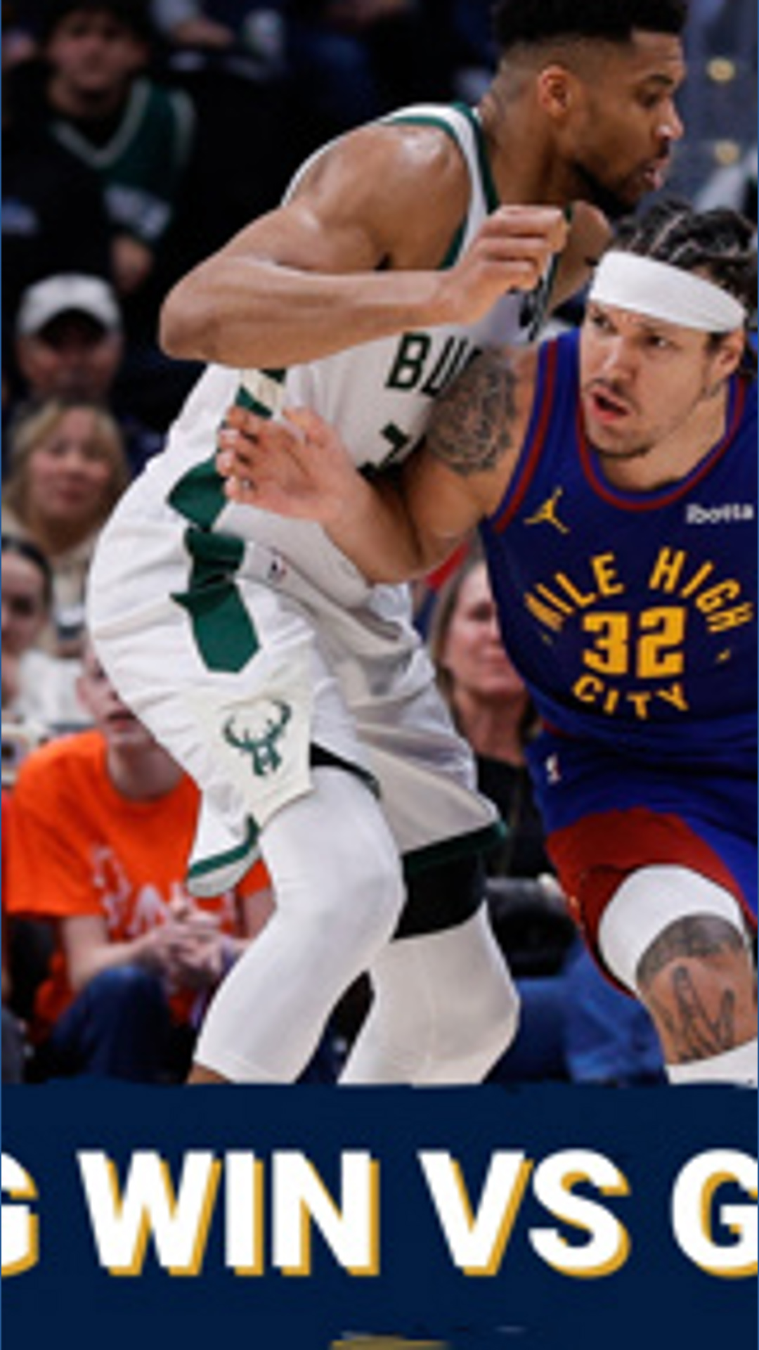 GRIT: Nuggets’ Aaron Gordon STOPS Giannis Antetokounmpo—Bench STEPS UP ...