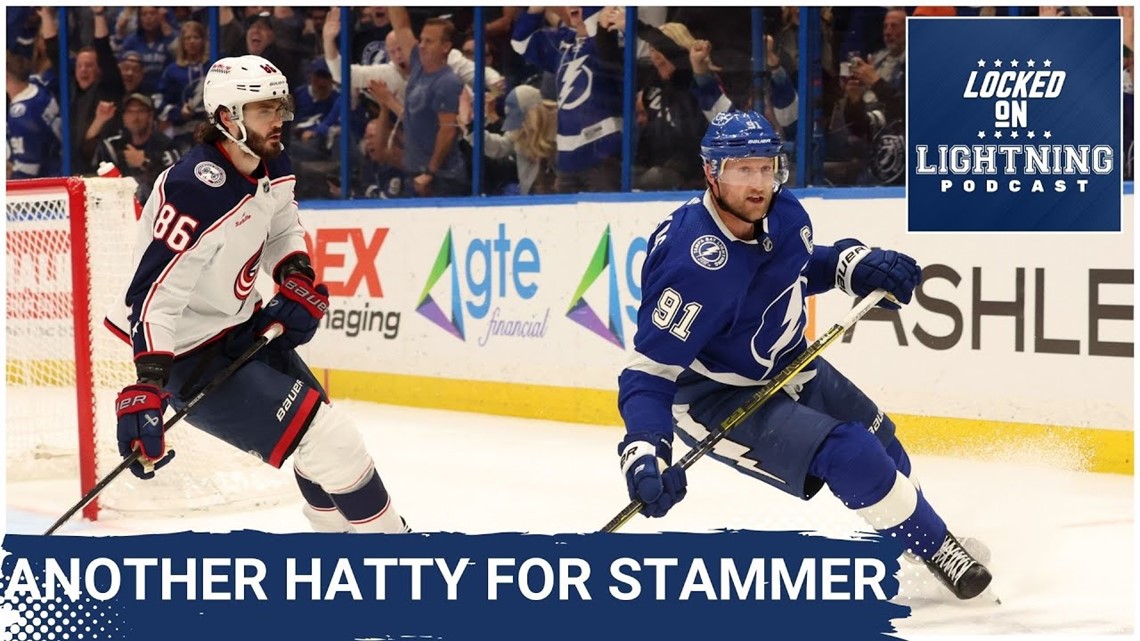 Stamkos wows again with a hat-trick. Bolts pull off the 5-2 win vs. CBJ ...
