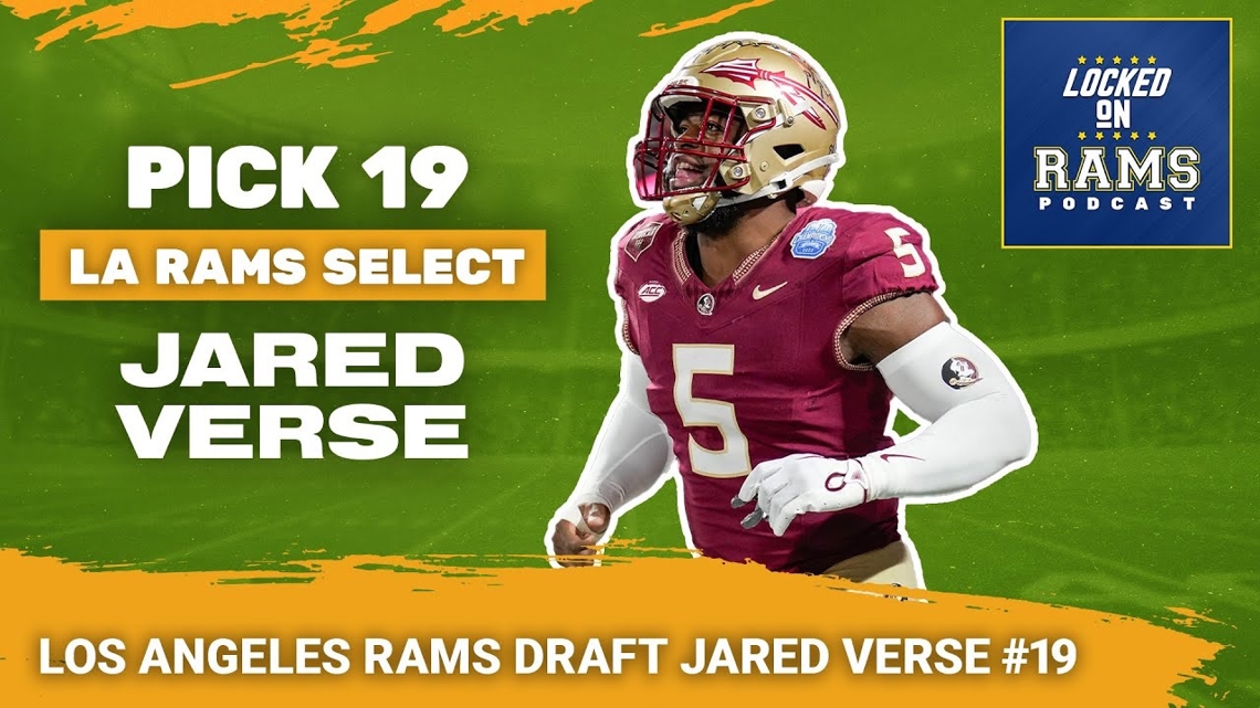 Los Angeles Rams Pick Jared Verse | 2024 NFL Draft Coverage | krem.com