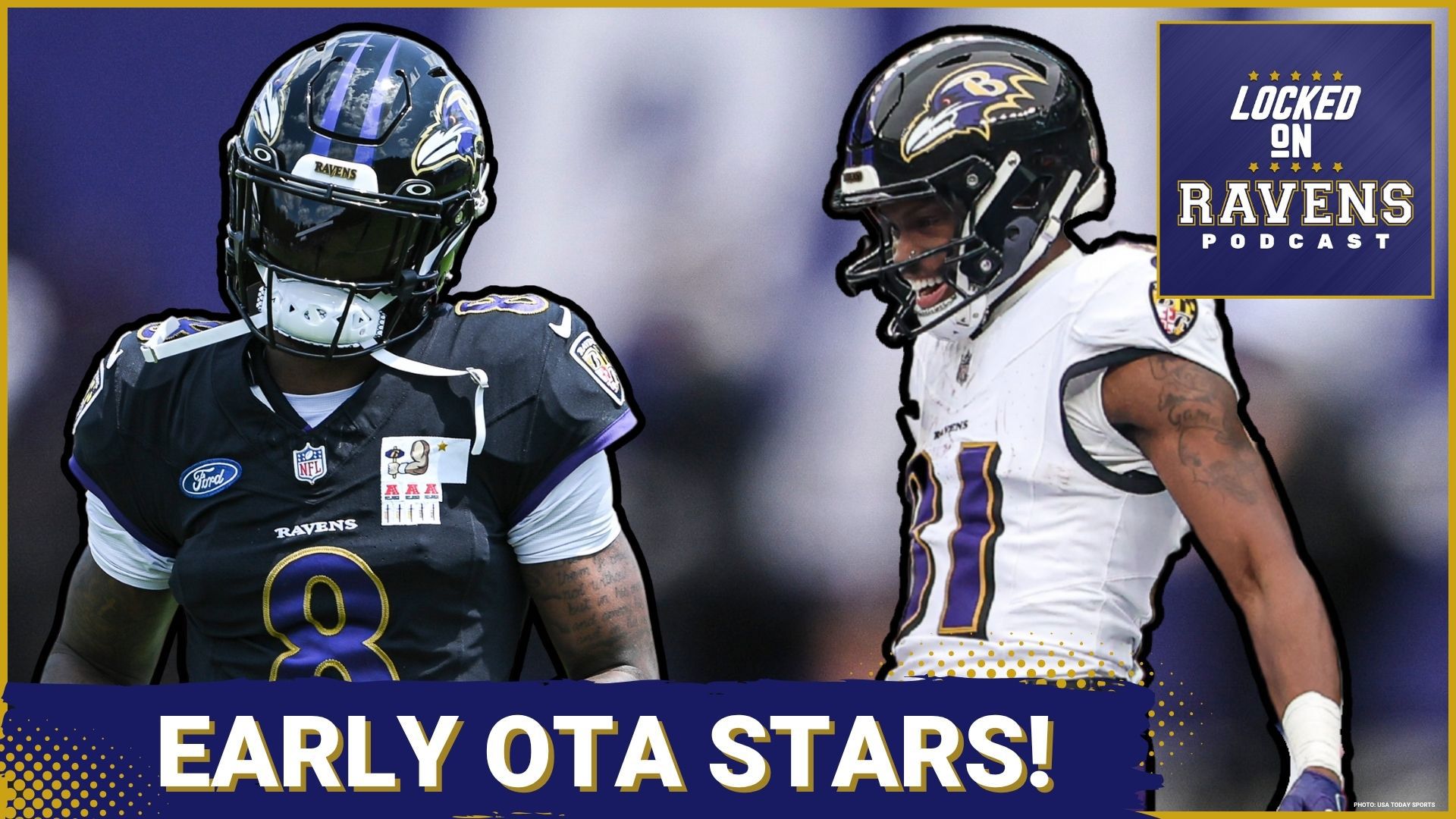 Lamar Jackson, Tez Walker STAR at Baltimore Ravens OTAs, John Harbaugh ...