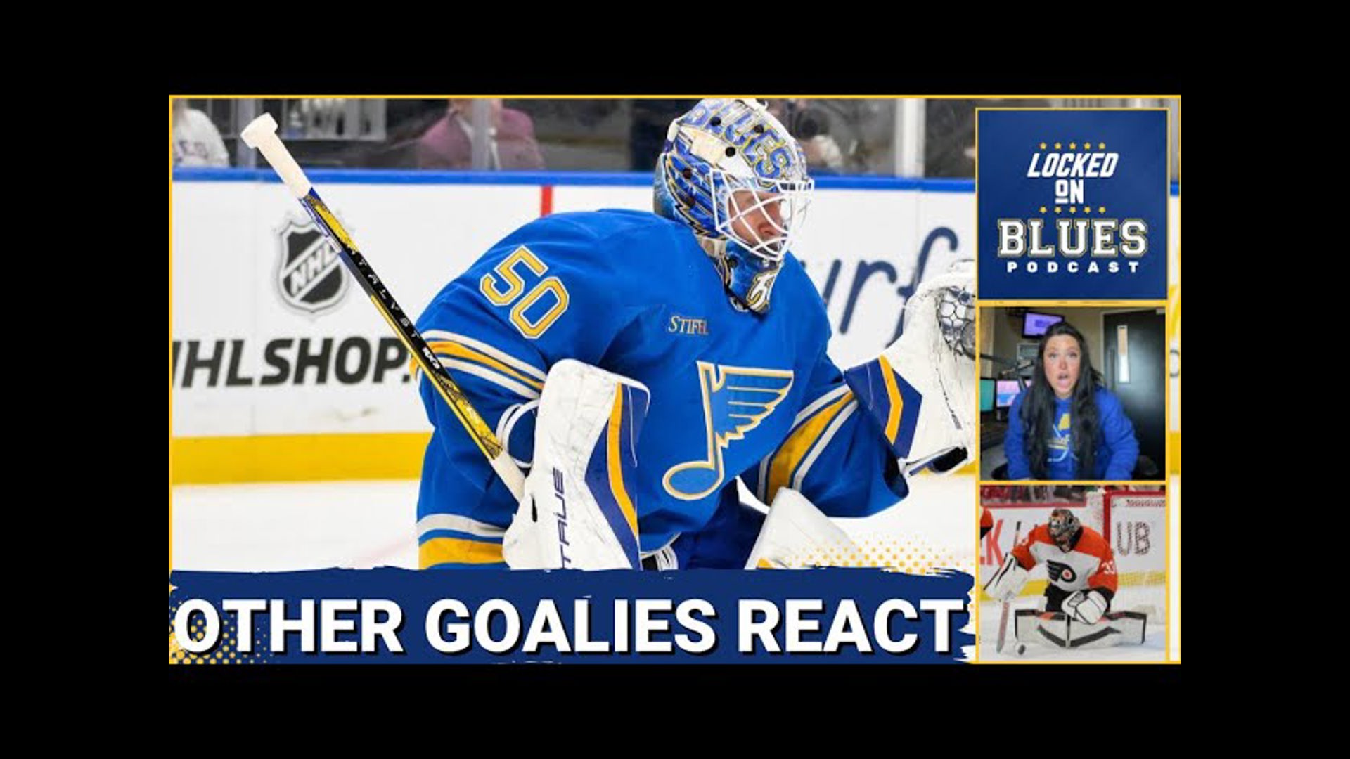 Philadelphia Flyers Goalie Sam Ersson had a lot to say about STL Blues ...