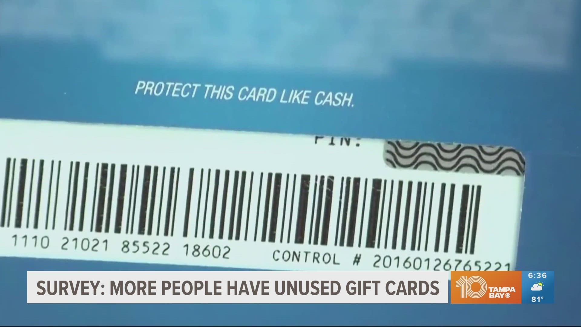 Average American has $187 in unused gift cards, survey says | krem.com