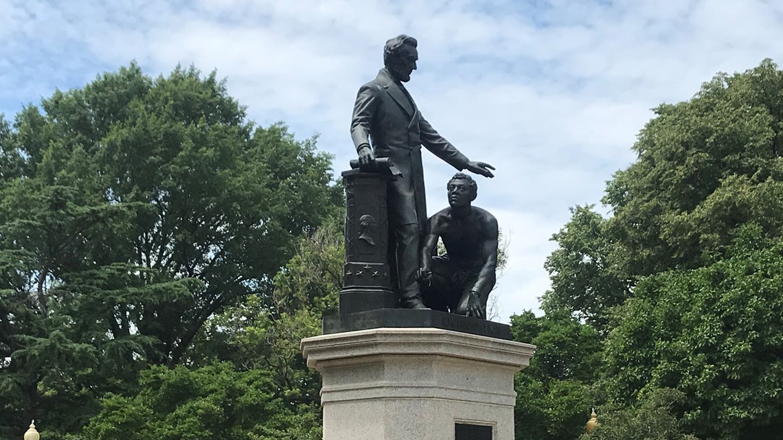 emancipation statue boston lincoln washington dc statues | krem.com